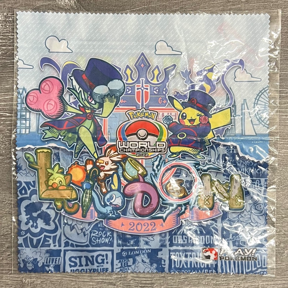 POKEMON WORLD CHAMPIONSHIPS 2022 SCREEN CLEANER 8" X8" - Own4Less